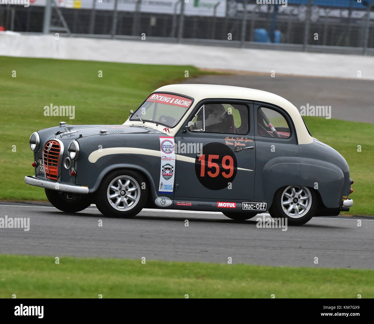 Brian Johnson, Charles Knill Jones, Austin A35 Academy, Silverstone ...
