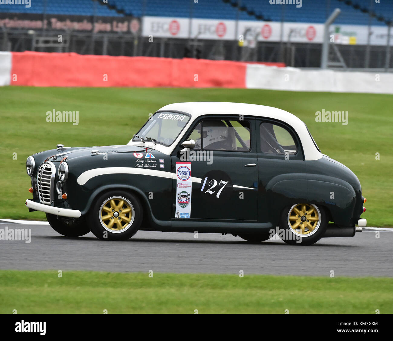 Kerry Michael, Mark Blundell, Austin A35 Academy, Silverstone Classic ...