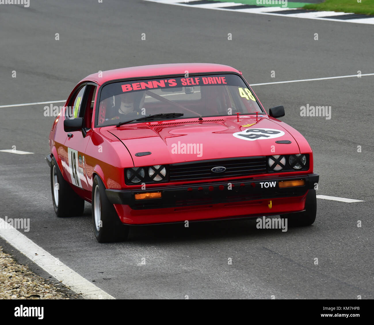 Robin Benn, Ford Capri, Super touring car trophy, Silverstone Classic ...