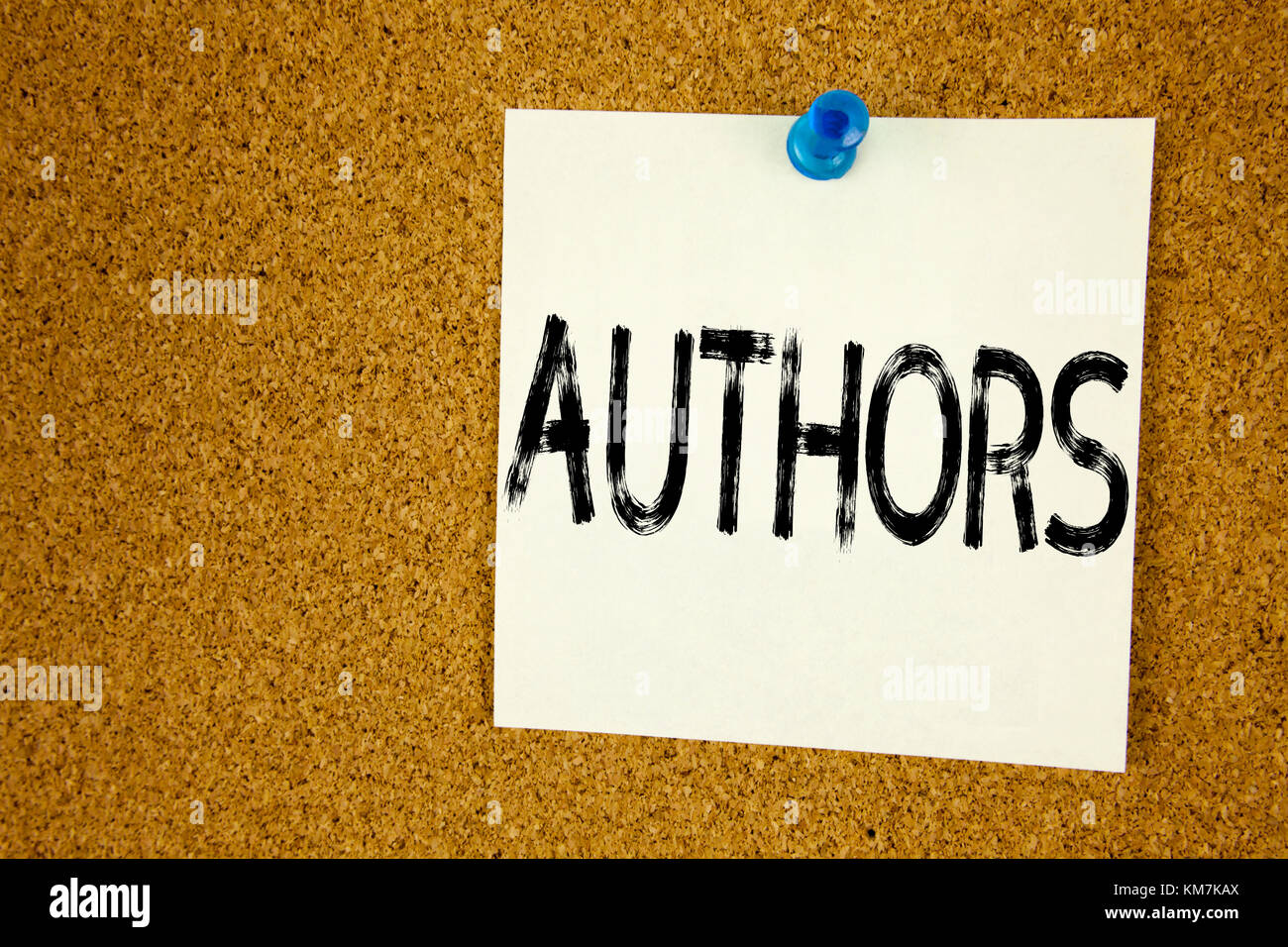 Conceptual hand writing text caption inspiration showing Authors ...