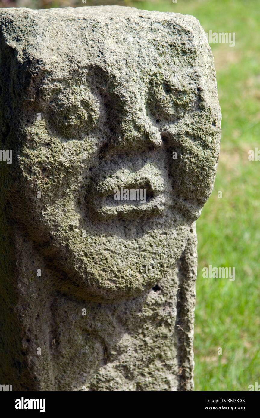 Ancient Celtic Carved Stone Ireland High Resolution Stock Photography ...