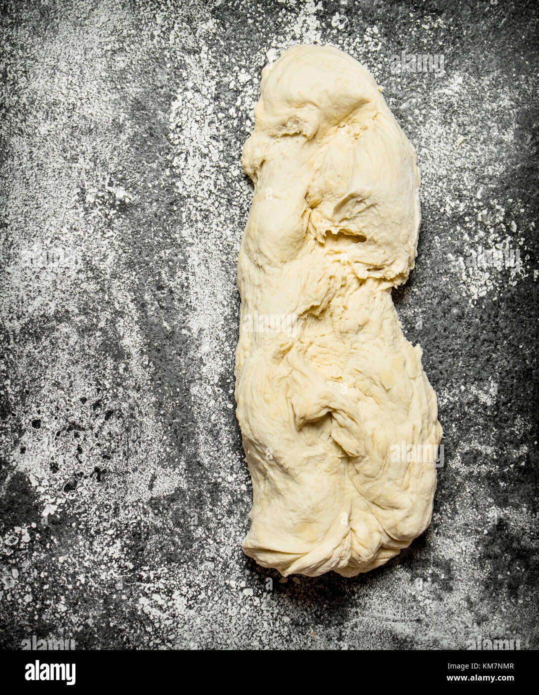Dough background. A piece of fresh pastry Stock Photo - Alamy