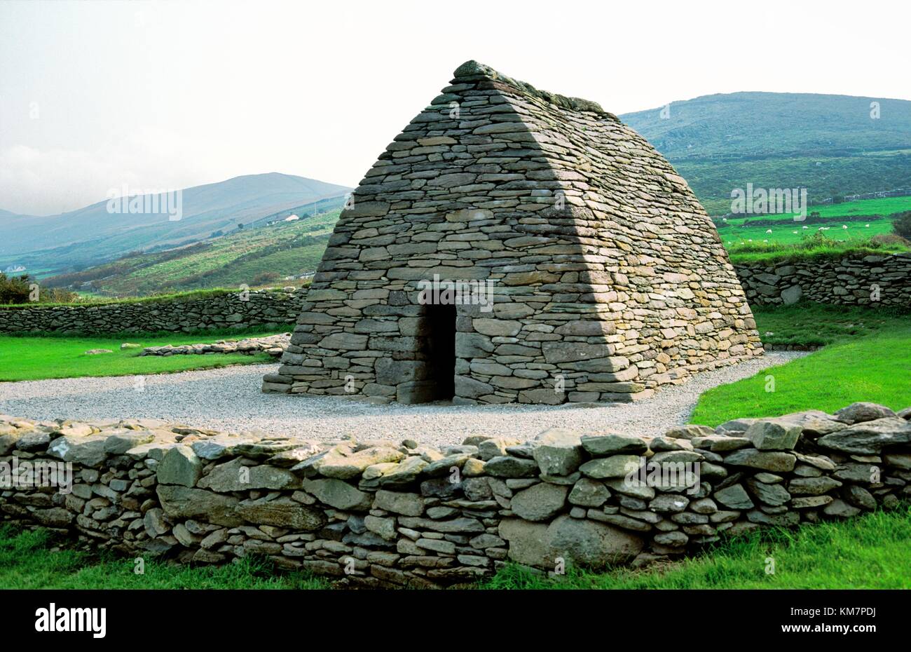 Exterior of Gallarus. Early Irish Celtic Christian oratory. Dingle ...