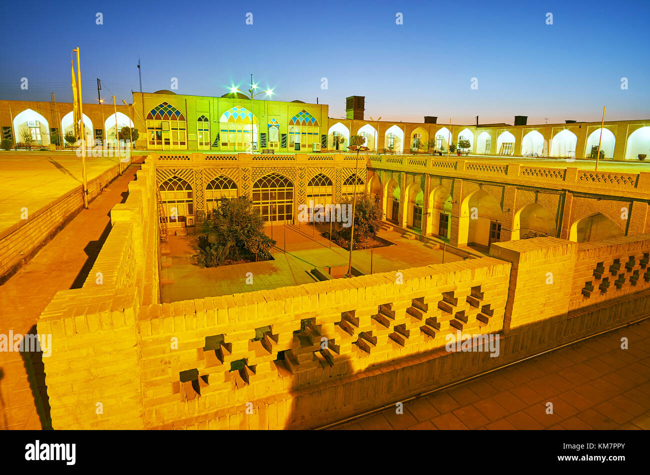 The undergroung courtyard of old Mardassah Masalla and Mirka Bik, in ...