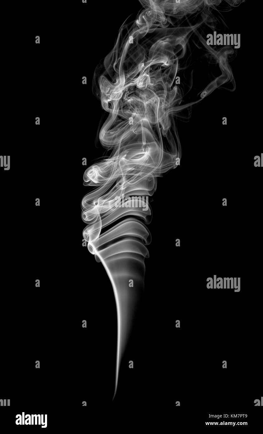 Abstract light smoke on a dark background Stock Photo - Alamy