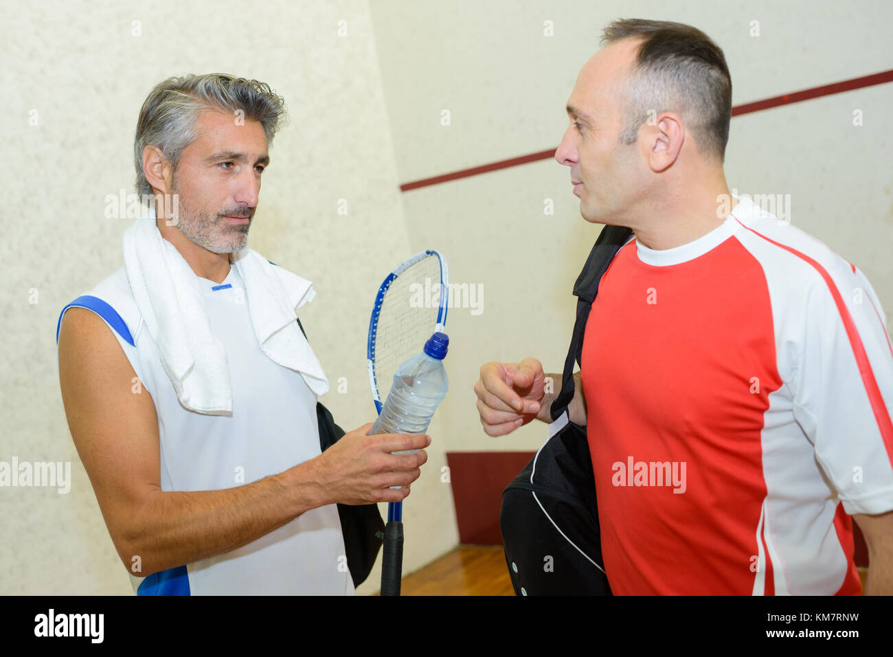 men playing squash Stock Photo - Alamy