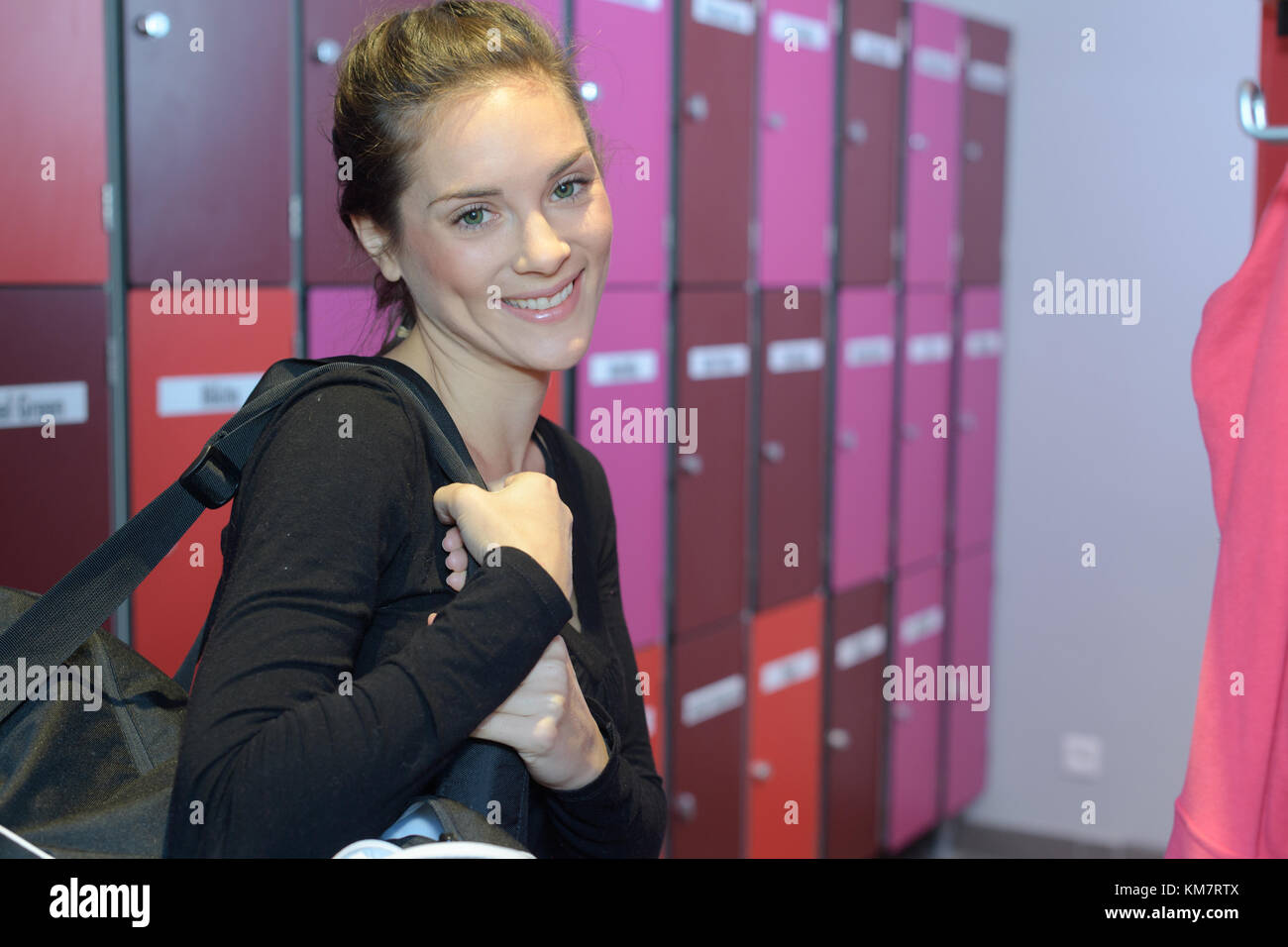 the violet locker room Stock Photo - Alamy