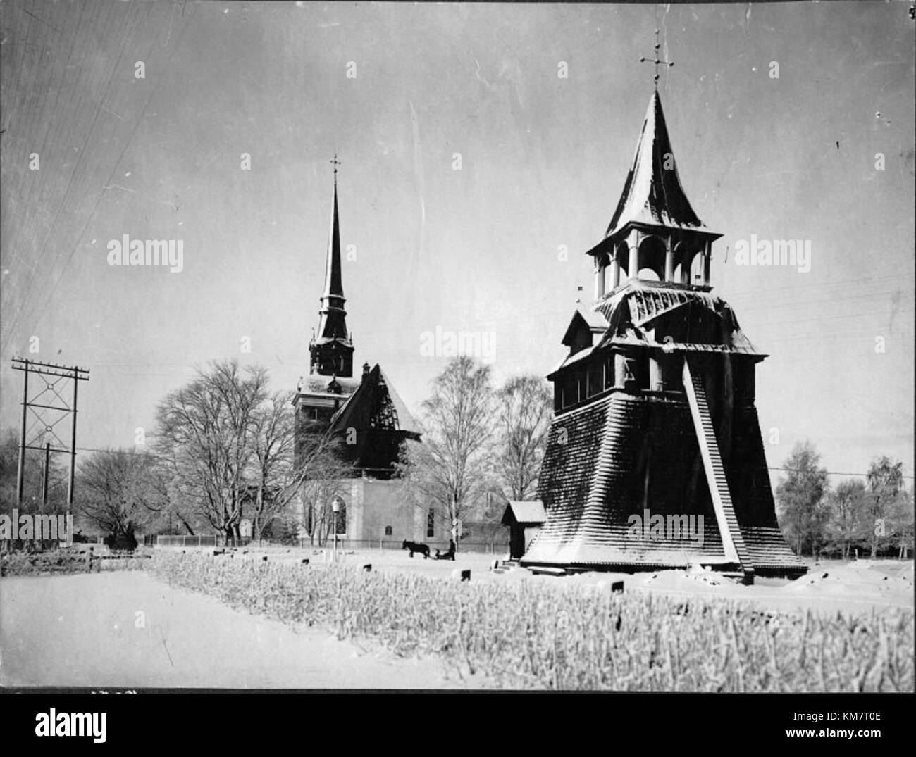 Mora kyrka KMB 16000200013803 Stock Photo - Alamy