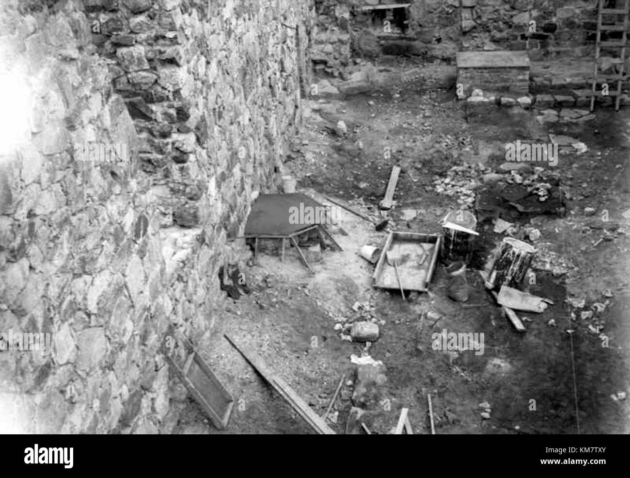 Njurunda kyrkoruin KMB 16000200044907 Stock Photo - Alamy