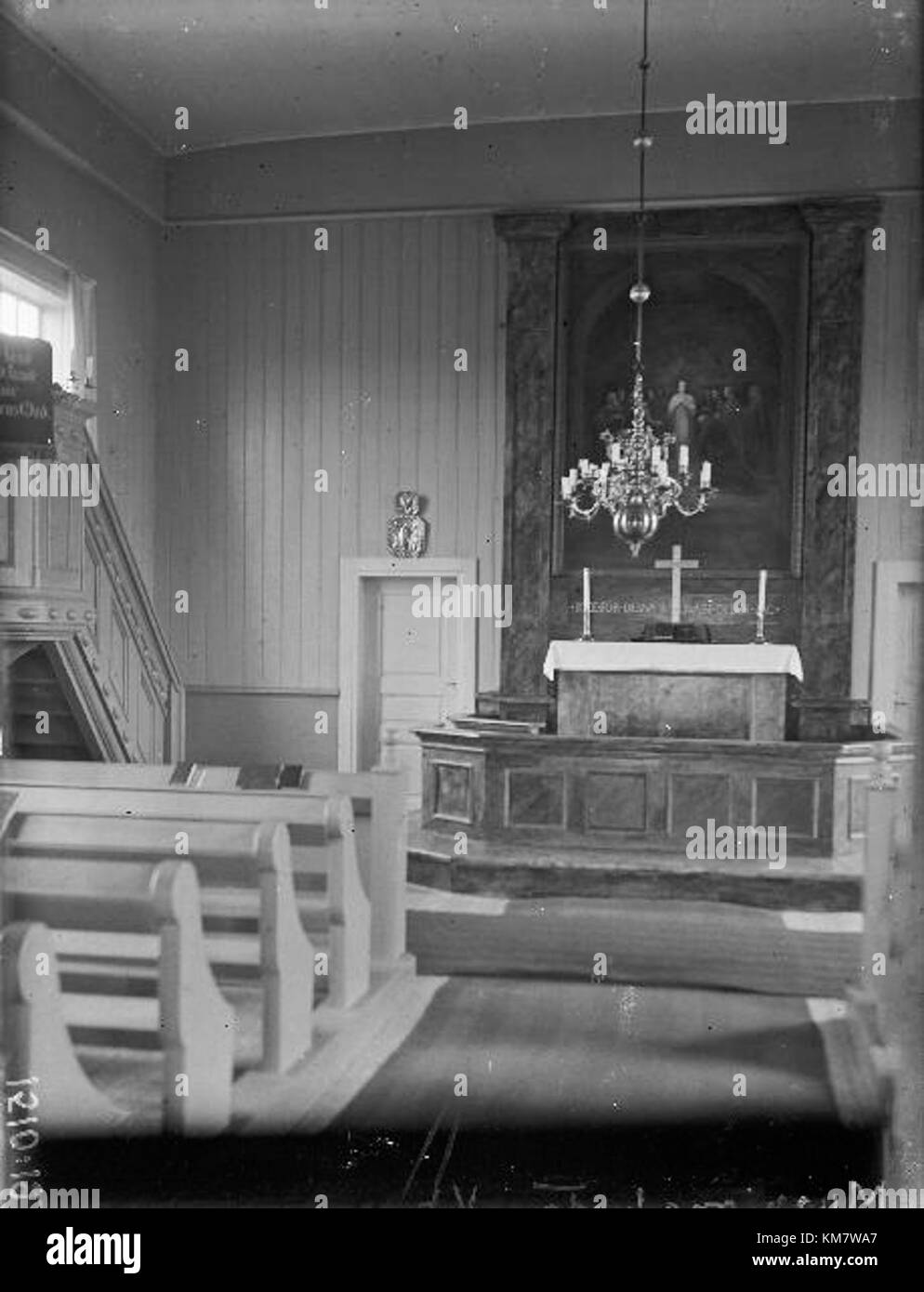 Muodoslompolo Kyrka is a small church in Sweden, located in a rural ...