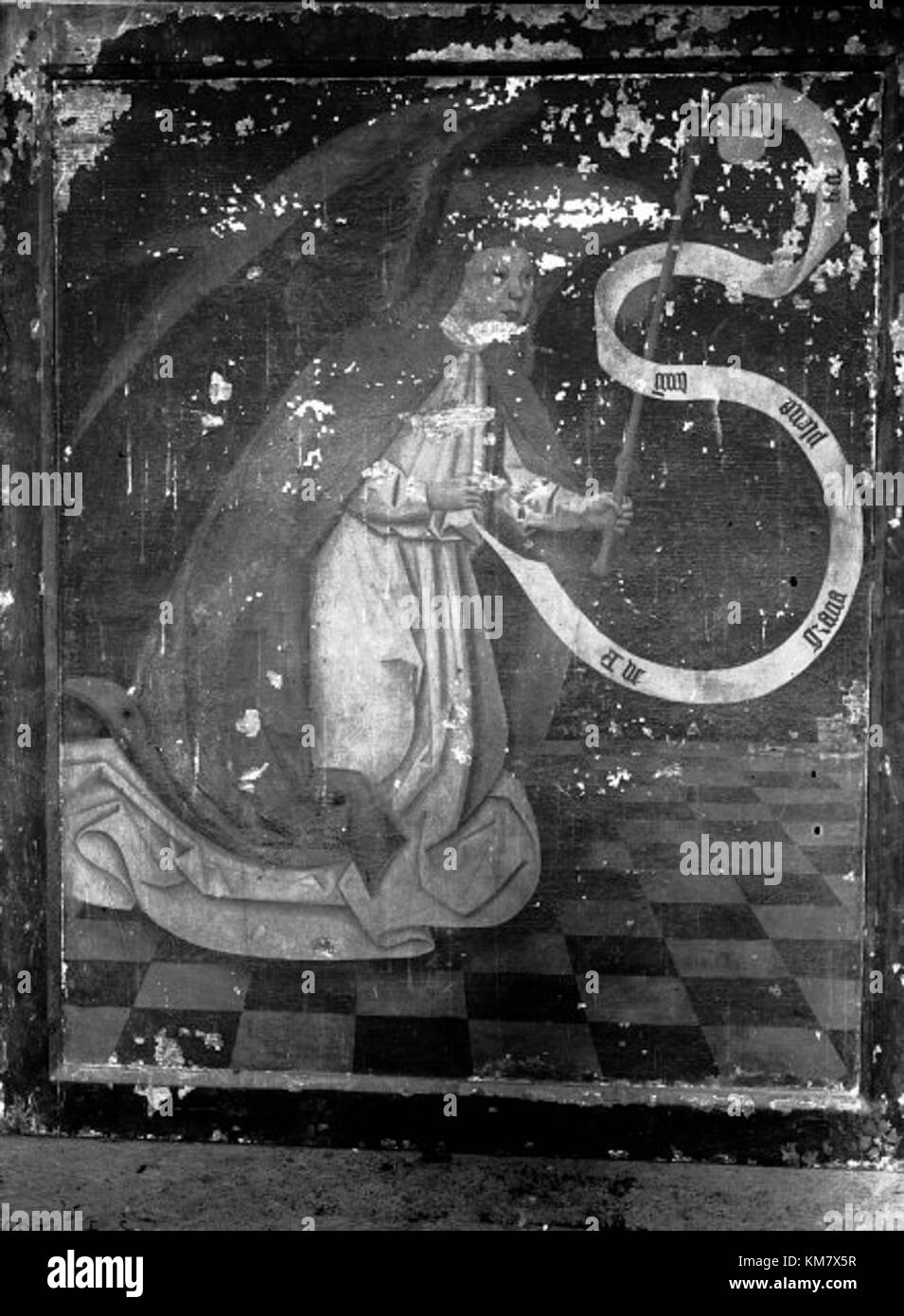 Silte Kyrka, located on Gotland, Sweden, is an ancient church with a ...