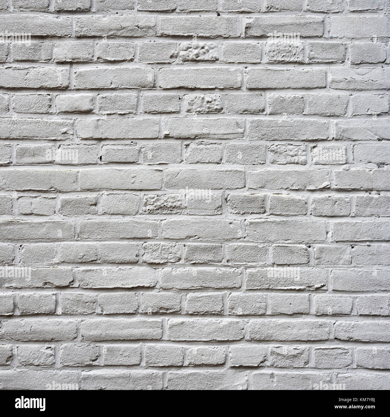 grey painted square part of brick wall Stock Photo - Alamy