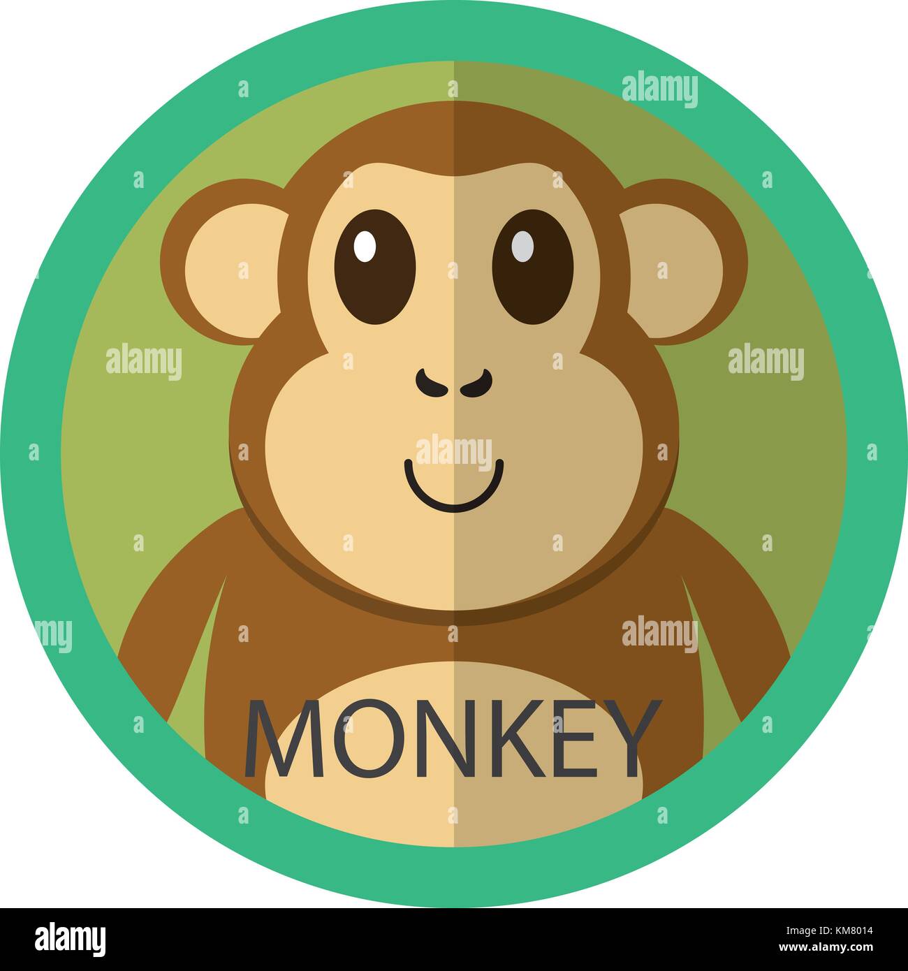 Stuffed monkey Stock Vector Images - Alamy