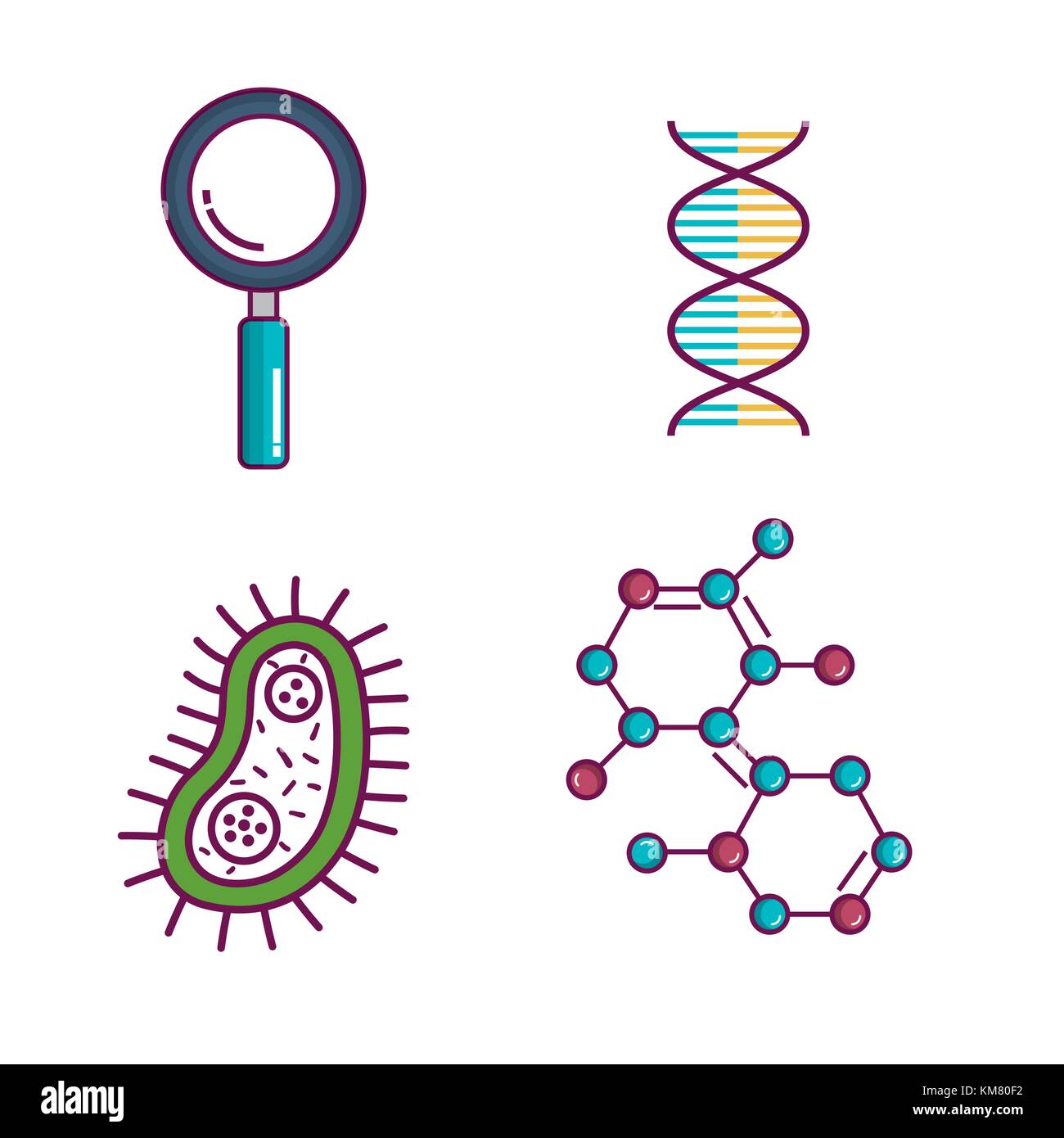 chemistry science poster icon vector illustration design Stock Vector ...