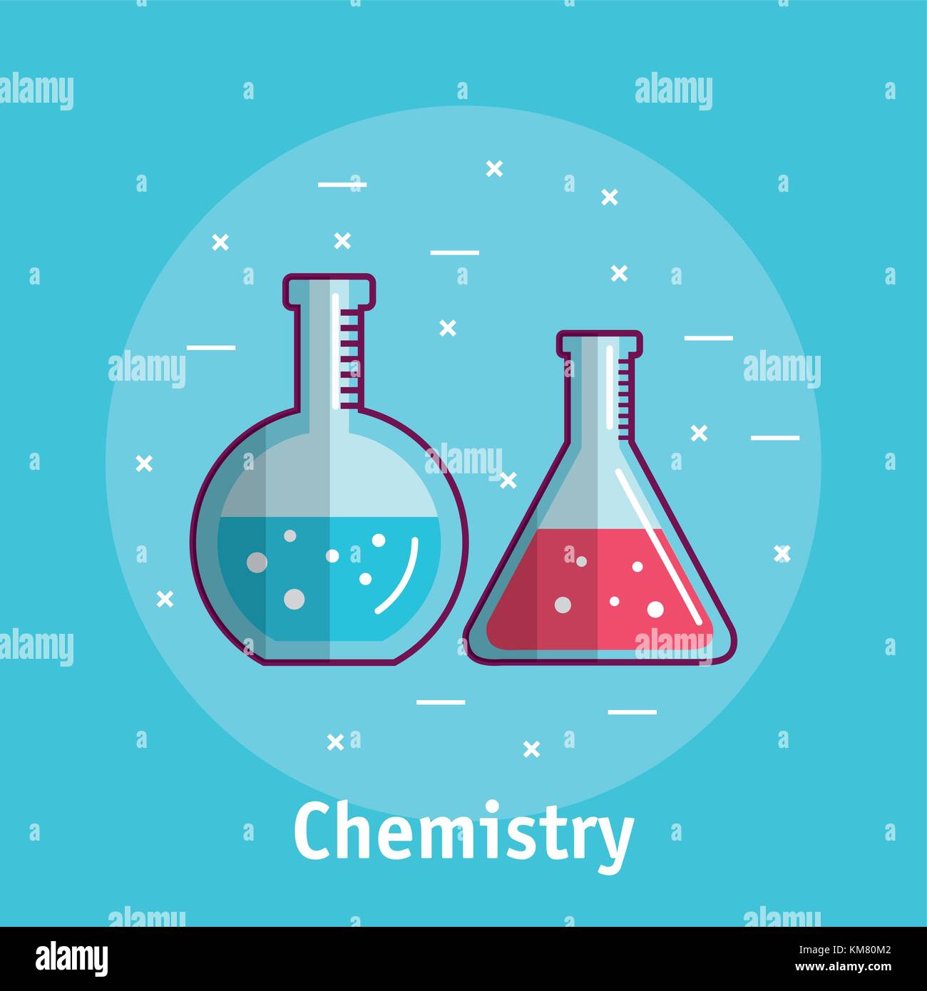 chemistry science poster icon vector illustration design Stock Vector ...