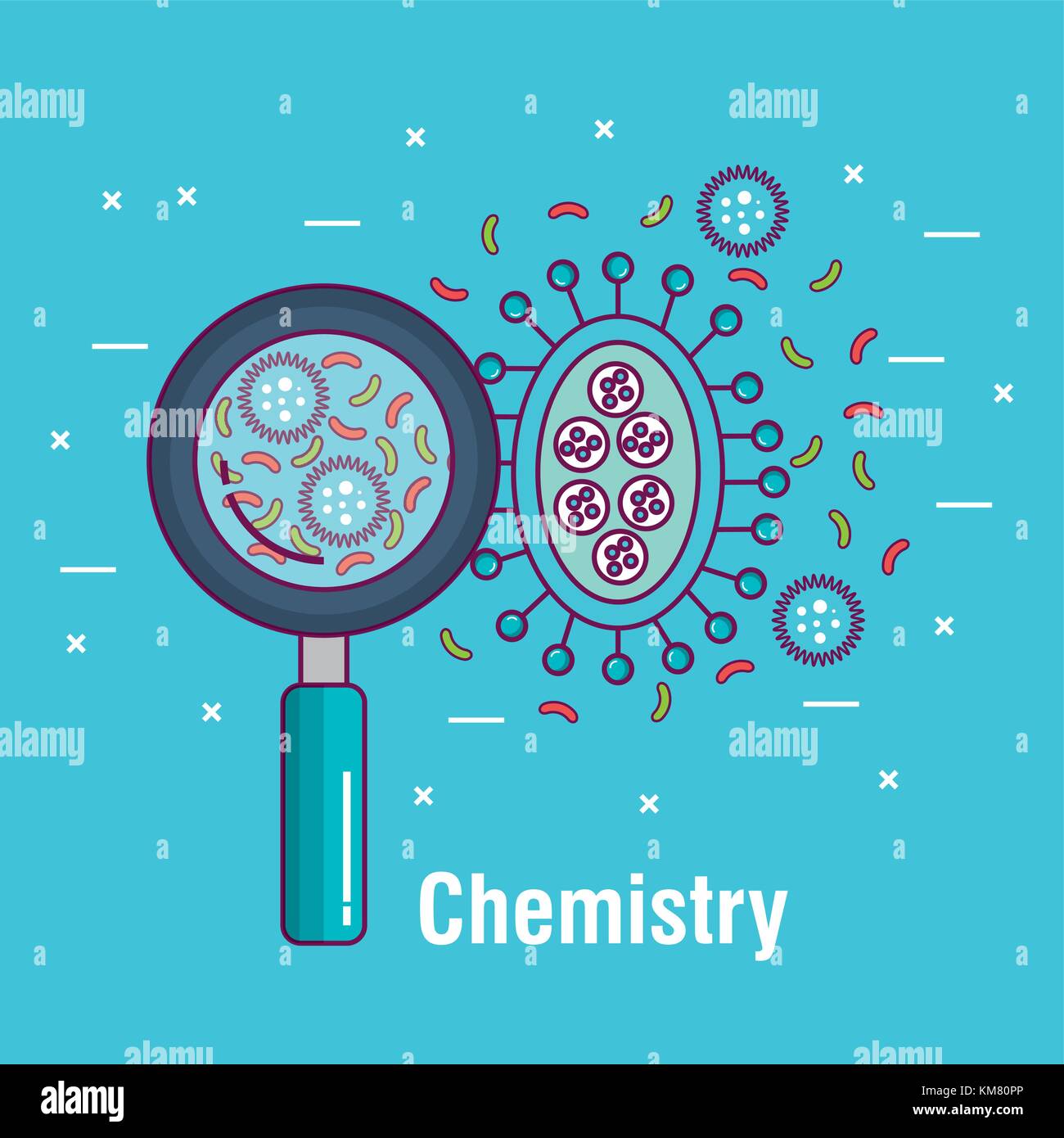 chemistry science poster icon vector illustration design Stock Vector ...