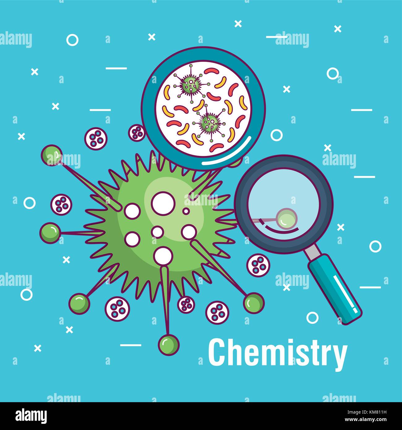 chemistry science poster icon vector illustration design Stock Vector ...