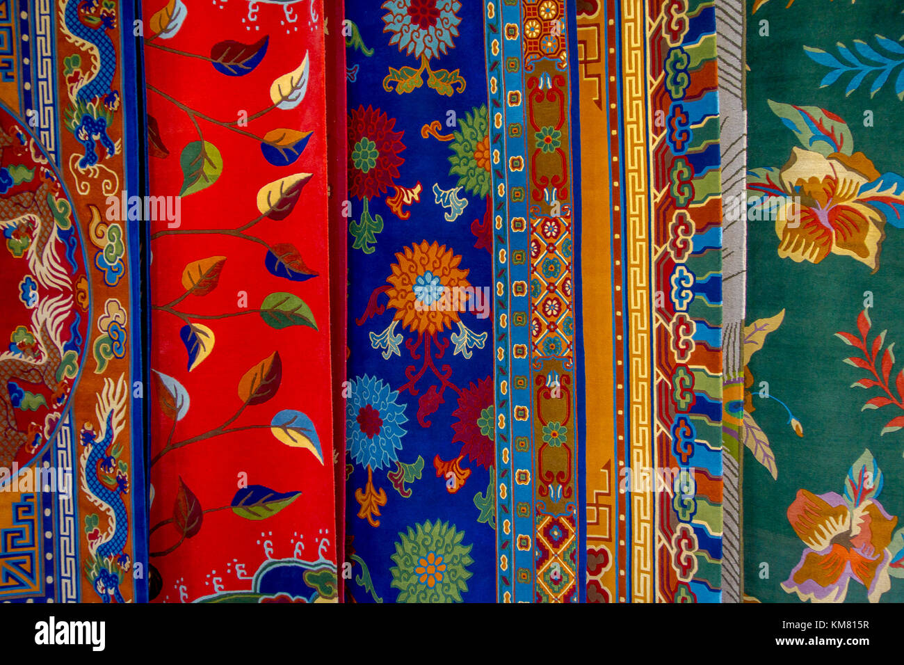 POKHARA, NEPAL - OCTOBER 06 2017: Close up of asorted collection of ...