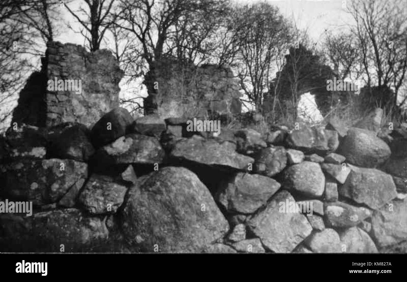 Rya Kyrkoruin is a medieval church ruin in Sweden, cataloged in the KMB ...