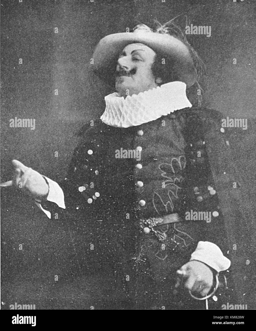 Swedish actor Ivan Hedqvist portrays Cyrano de Bergerac in a theatrical ...