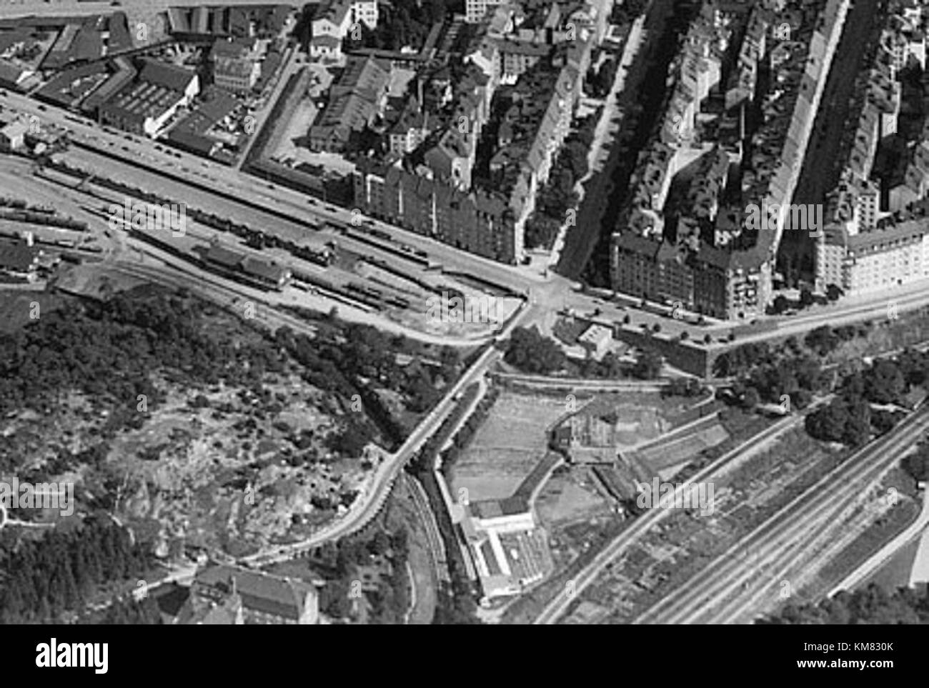 Norra Stations Gatan in Stockholm, Sweden, is depicted in this image ...