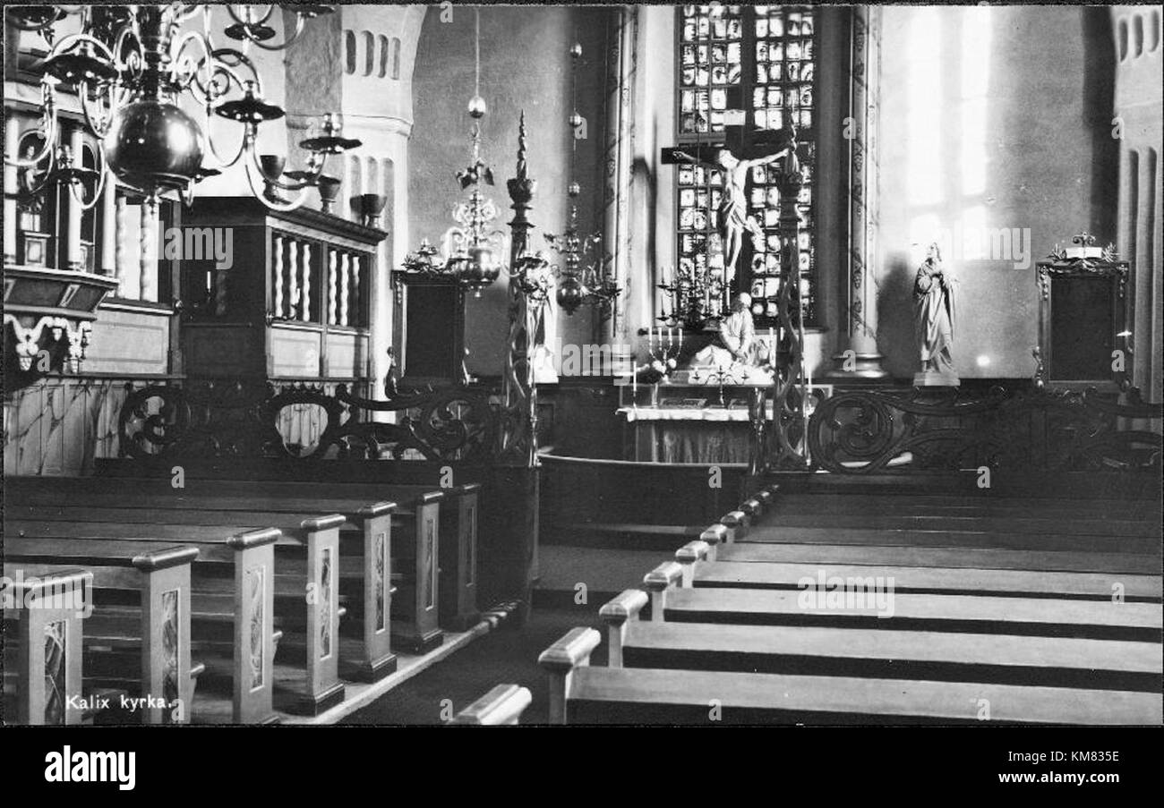 Kalix kyrka, located in Kalix, Sweden, is a historical church with ...