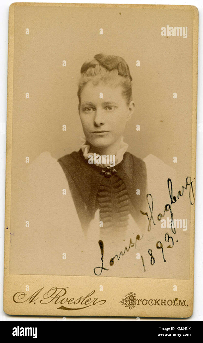 Louise Hagberg (1868–1944) served as an assistant at the Nordic Museum ...