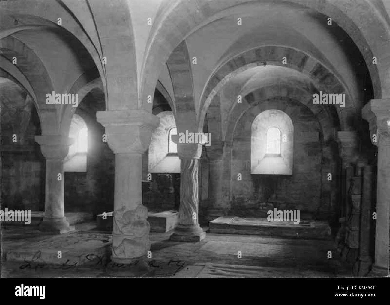 Lunds Domkyrka, located in Lund, Sweden, is a historic cathedral known ...