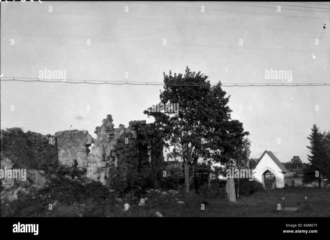 Njurunda Church Ruins, located in Sweden, are remnants of an ancient ...
