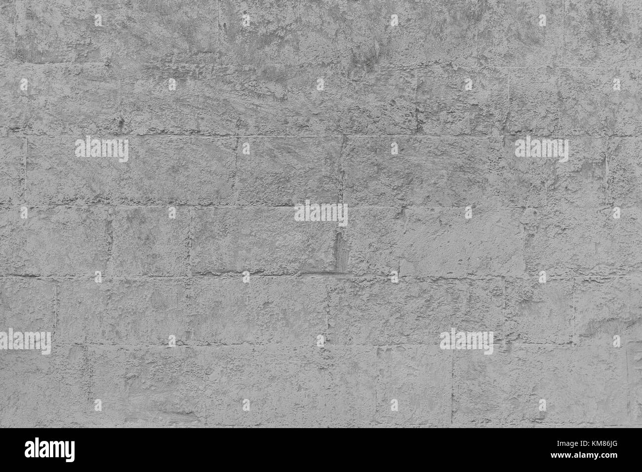 Plastered brick wall, large bricks, surface, background Stock Photo - Alamy