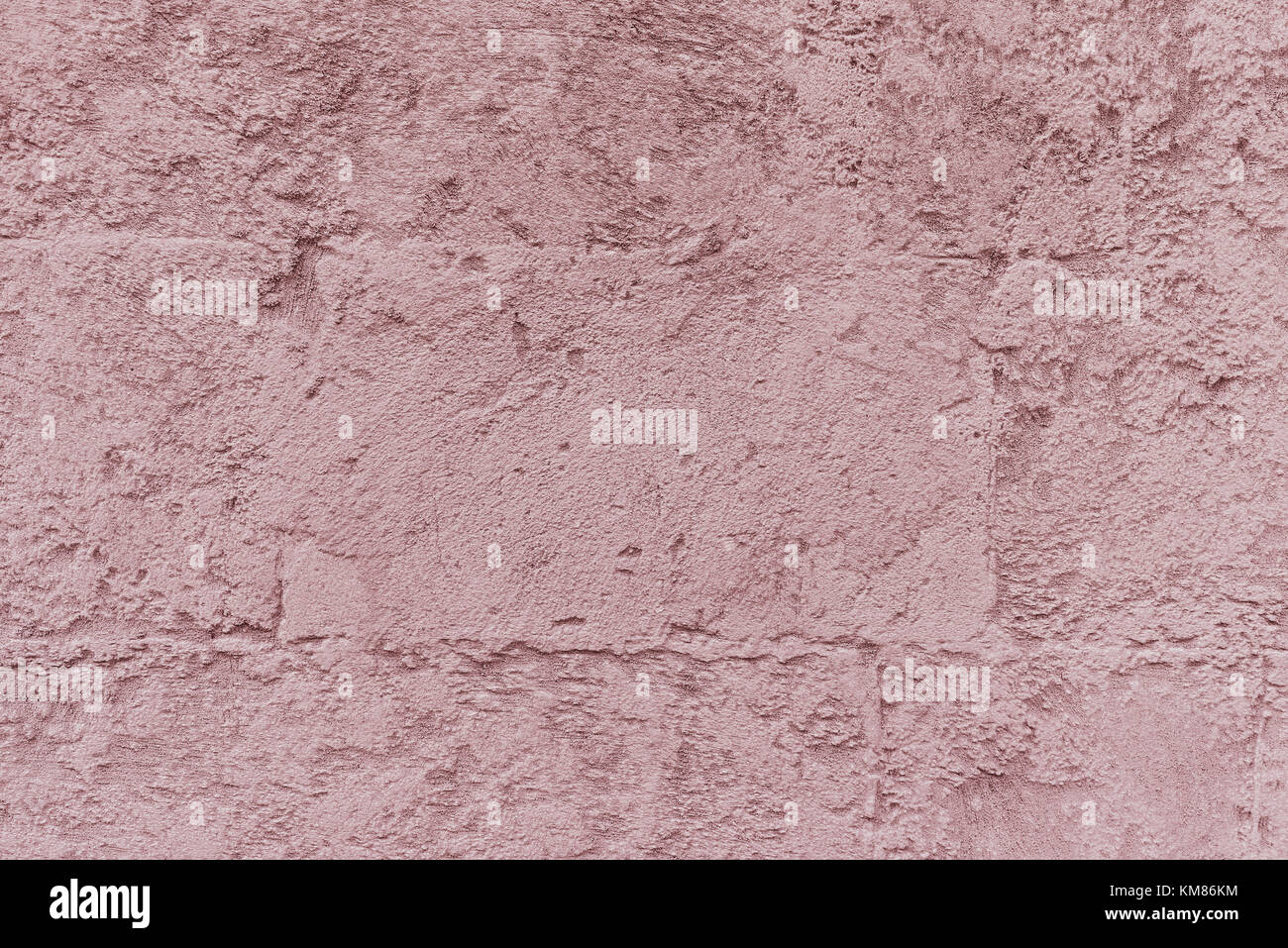 Plastered brick wall, large bricks, color toning, surface Stock Photo ...