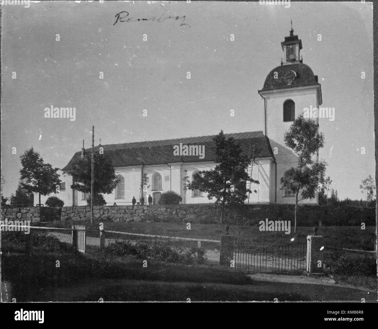 A photograph of Ramsbergs Church in Sweden, highlighting its ...