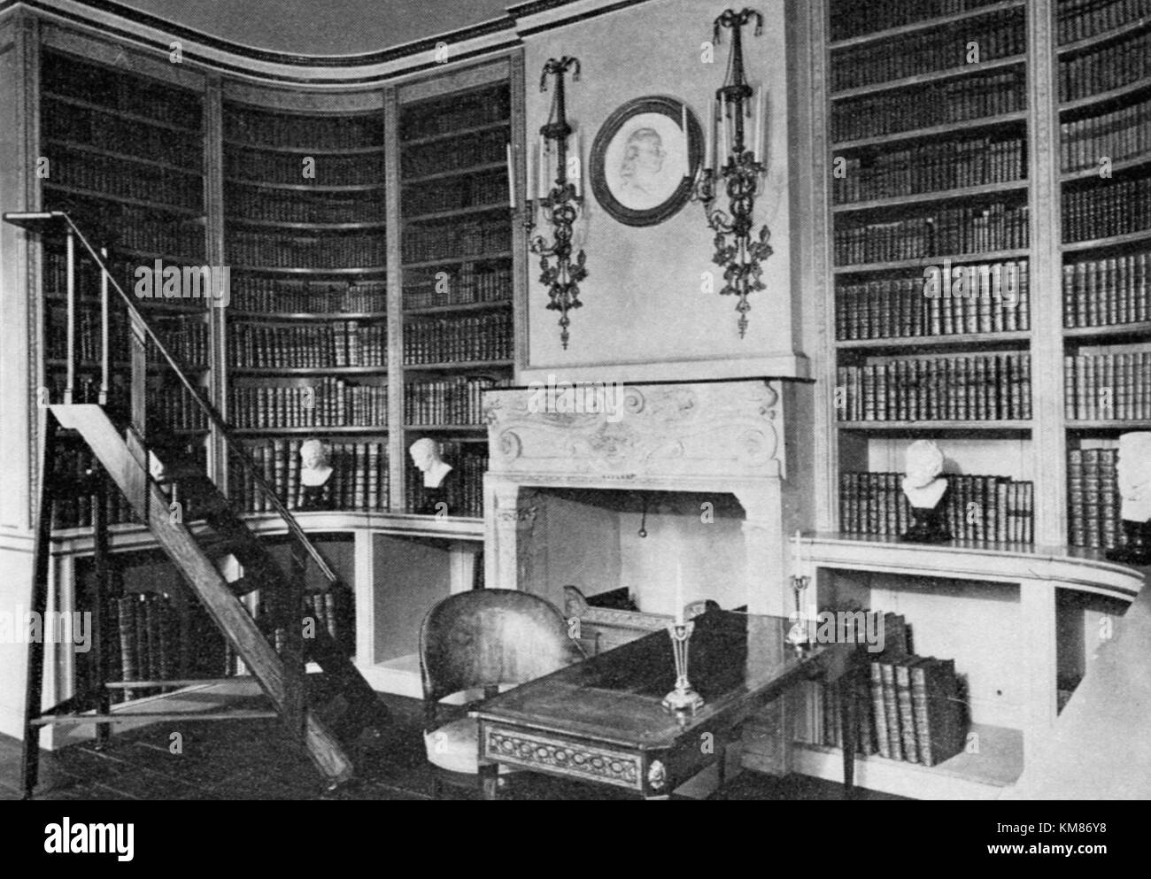 The Gustav III Pavilion Library, built in 1960, is a historical ...