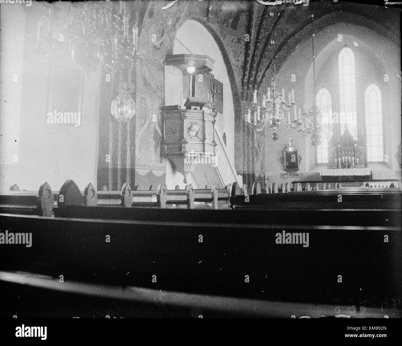 A reference to Kumla Church, Sweden, documented with KMB reference ...