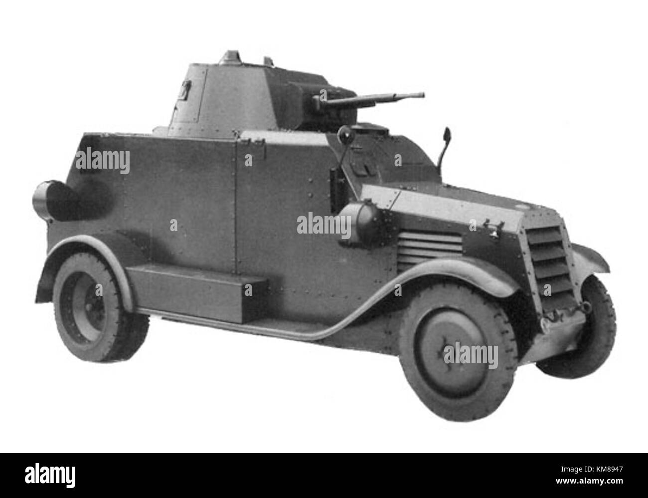Armored military vehicle designed Black and White Stock Photos & Images ...