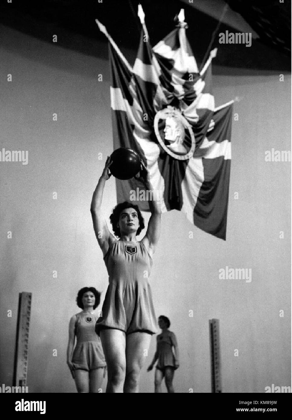 This image, titled 'Ling 1949', captures a historical moment in 1949 ...