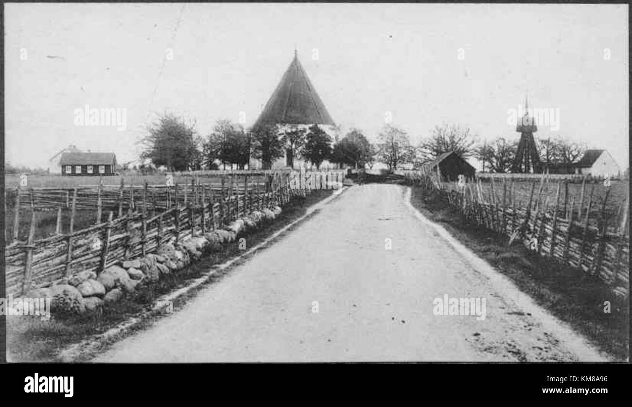 Hagby Church, located in Sweden, is a historical site listed in the KMB ...