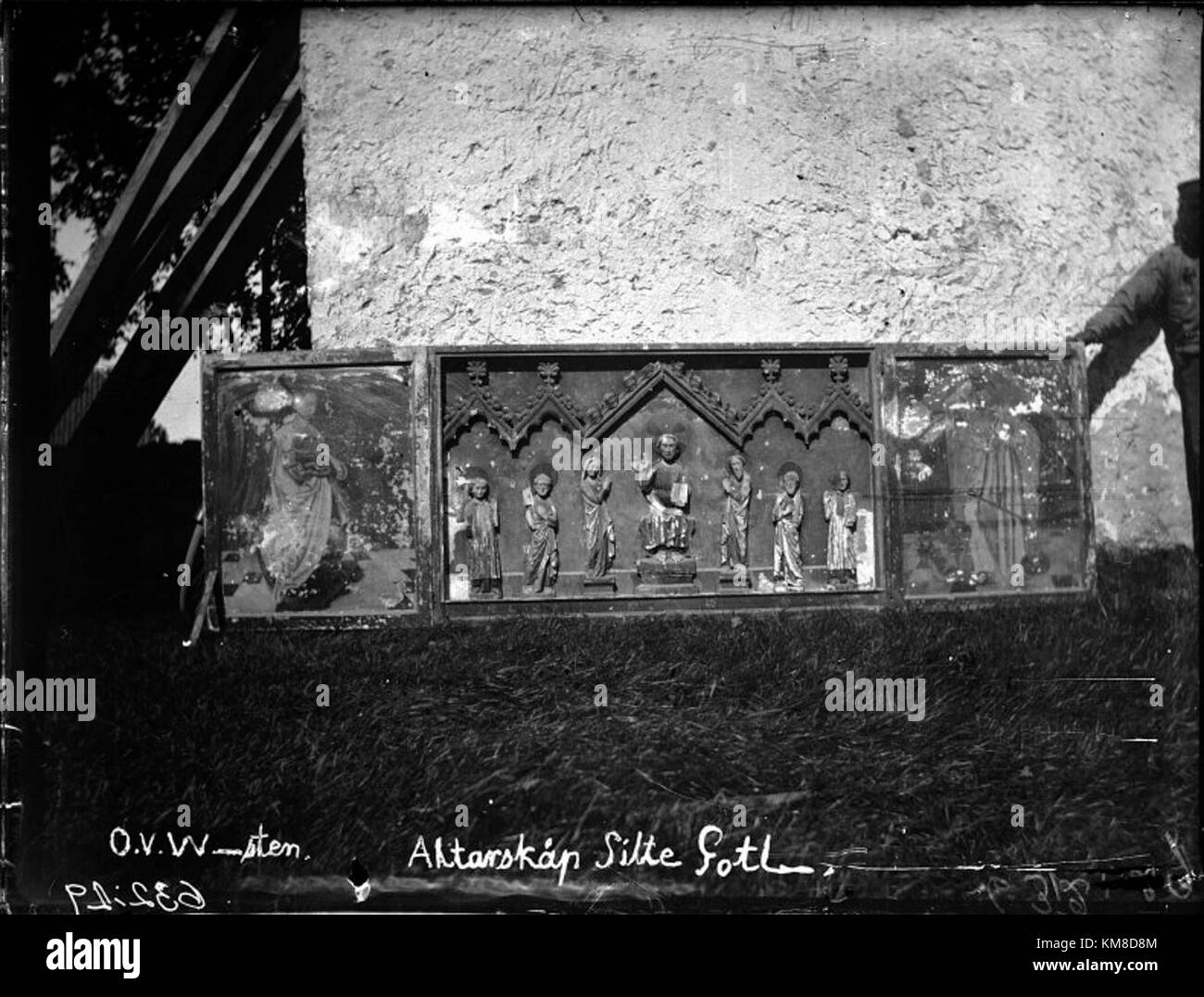 Silte Church, located on the island of Gotland, Sweden, is a medieval ...