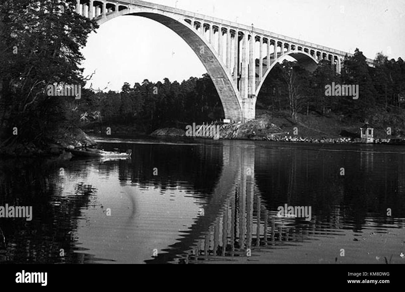 Skurubron, constructed in 1954, is a bridge located in Sweden. It spans ...