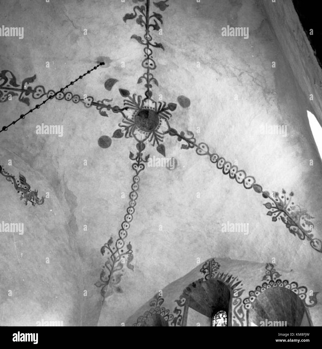 Lojsta Church in Sweden, cataloged in the KMB archives under number ...