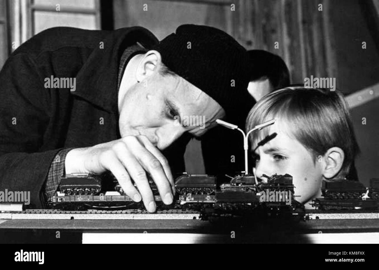 This behind-the-scenes photo captures legendary Swedish filmmaker ...