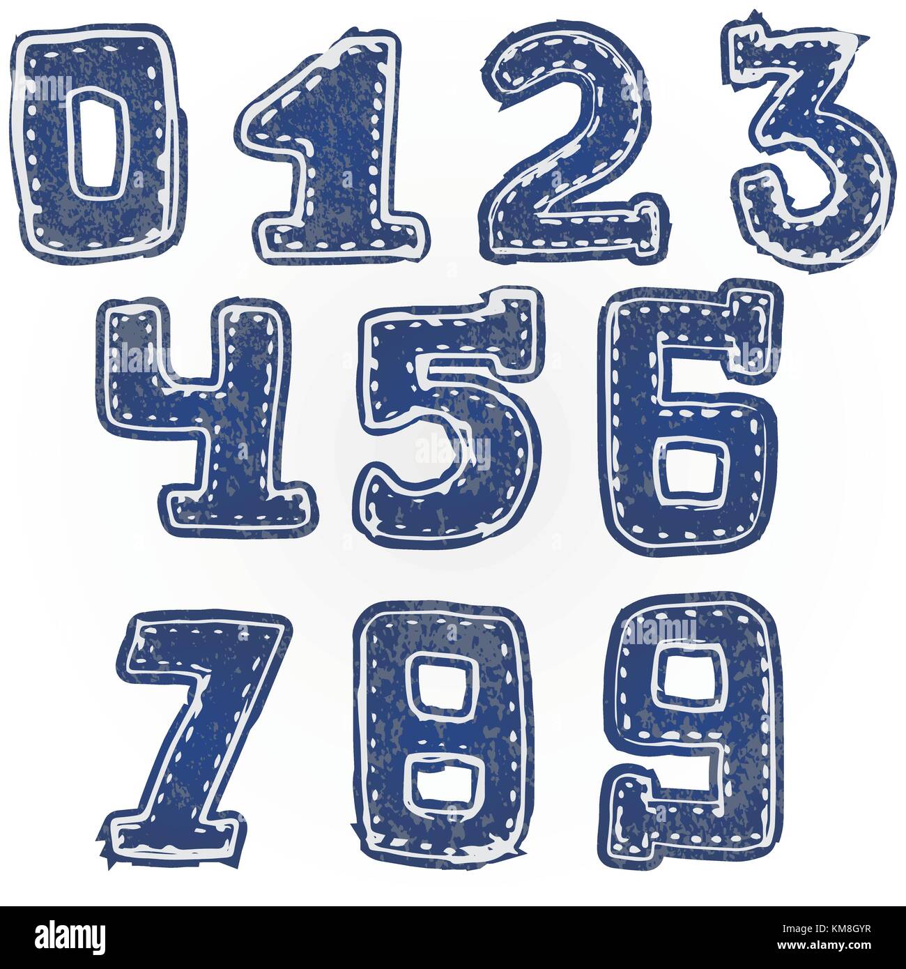 Written numbers Cut Out Stock Images & Pictures - Alamy