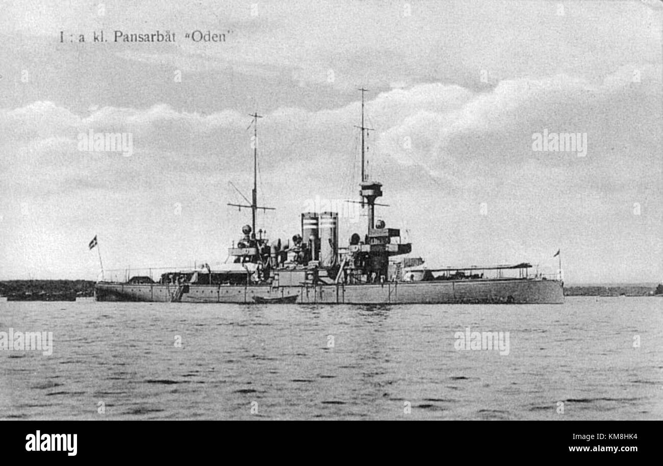 HMS Oden was a Swedish coastal defense ship commissioned in the late ...