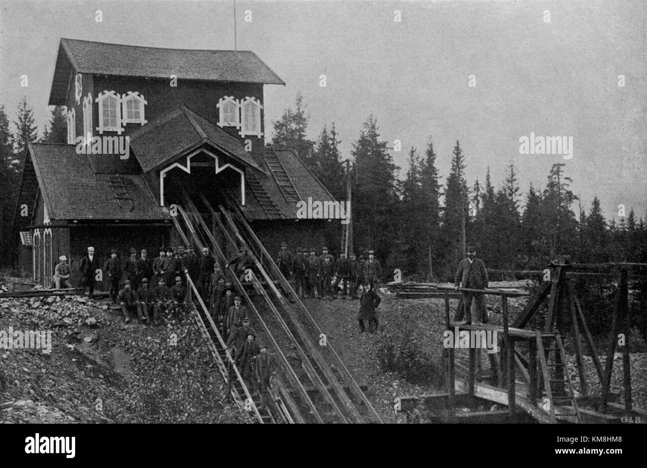 Komministergruvan Striberg is an old mining site located in Sweden ...