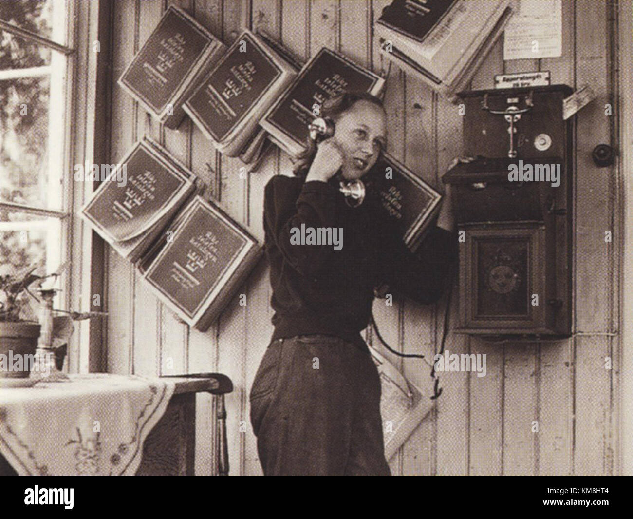 The Mynttelefon, or coin-operated telephone, was a popular phone system ...