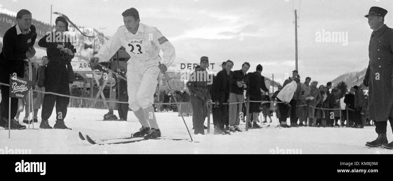 Nils Karlsson, St.Moritz 1948 Stock Photo - Alamy