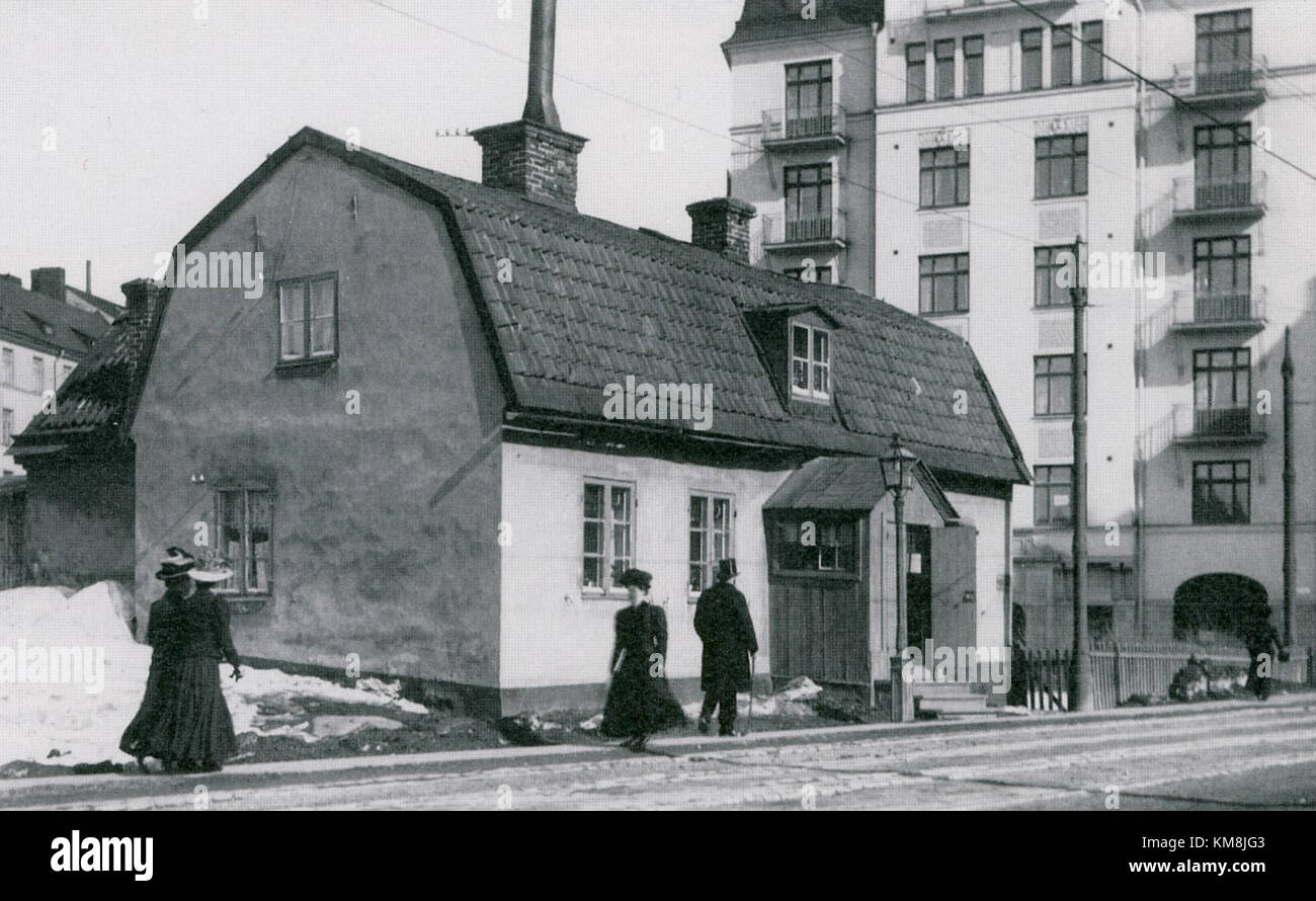 Kungsholms Toll, photographed in 1910, captures a historical view of ...