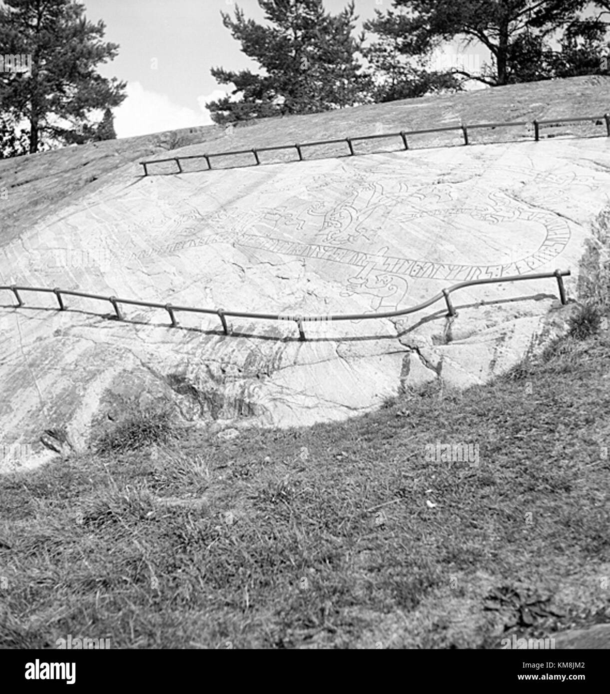 Sigurdsristningen is an ancient rock carving site located in Sweden ...