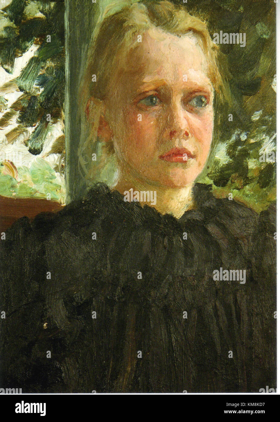 Julia Hasselberg, painted by Eva Bonnier in 1906, represents an ...