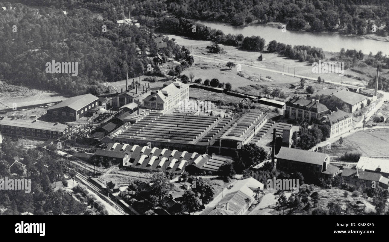 Sickla from above 1930 Stock Photo - Alamy